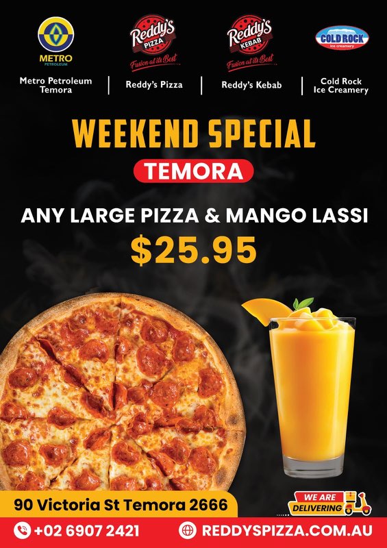 Reddys Pizza | Order Online